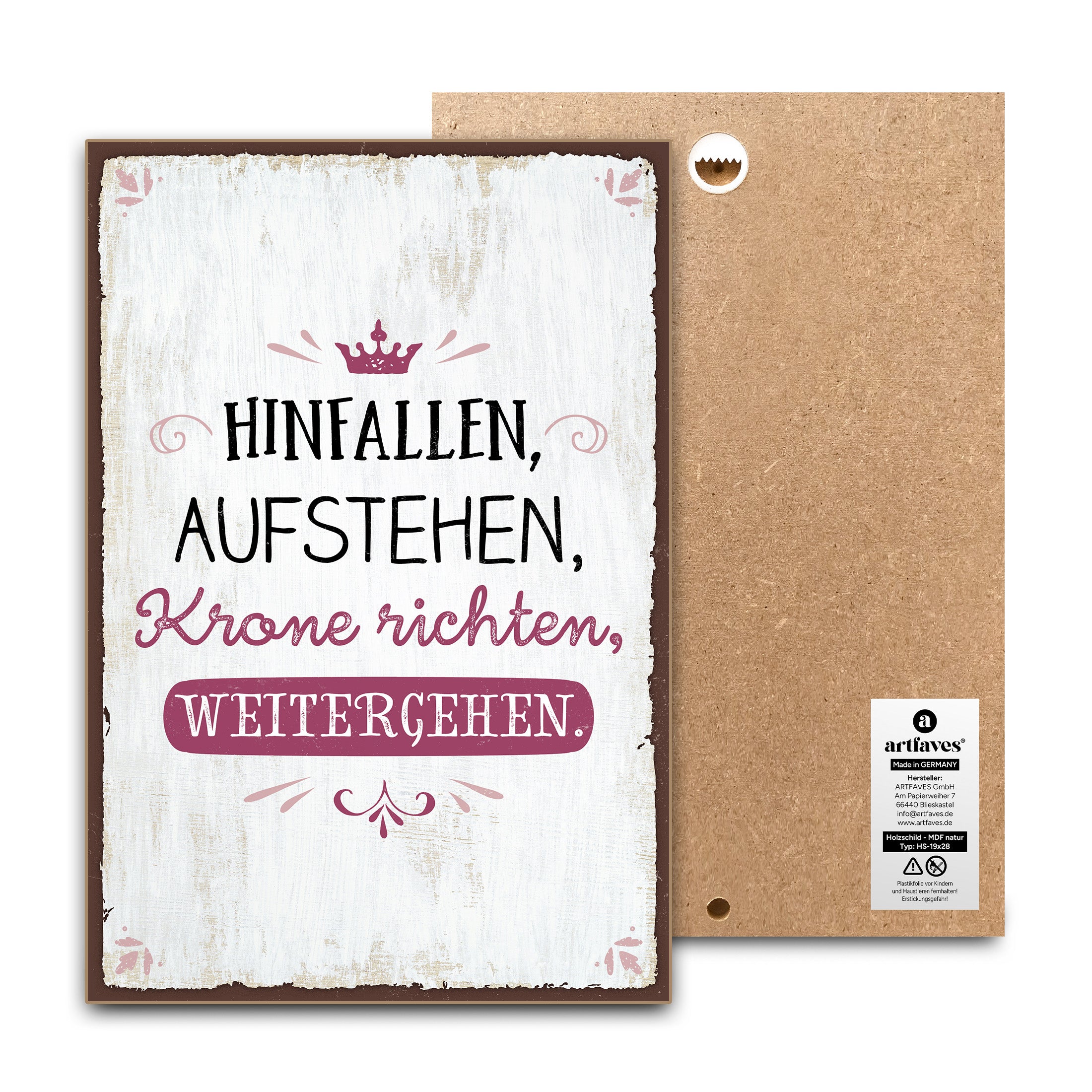 Aufstehen Krone Richten Spruch